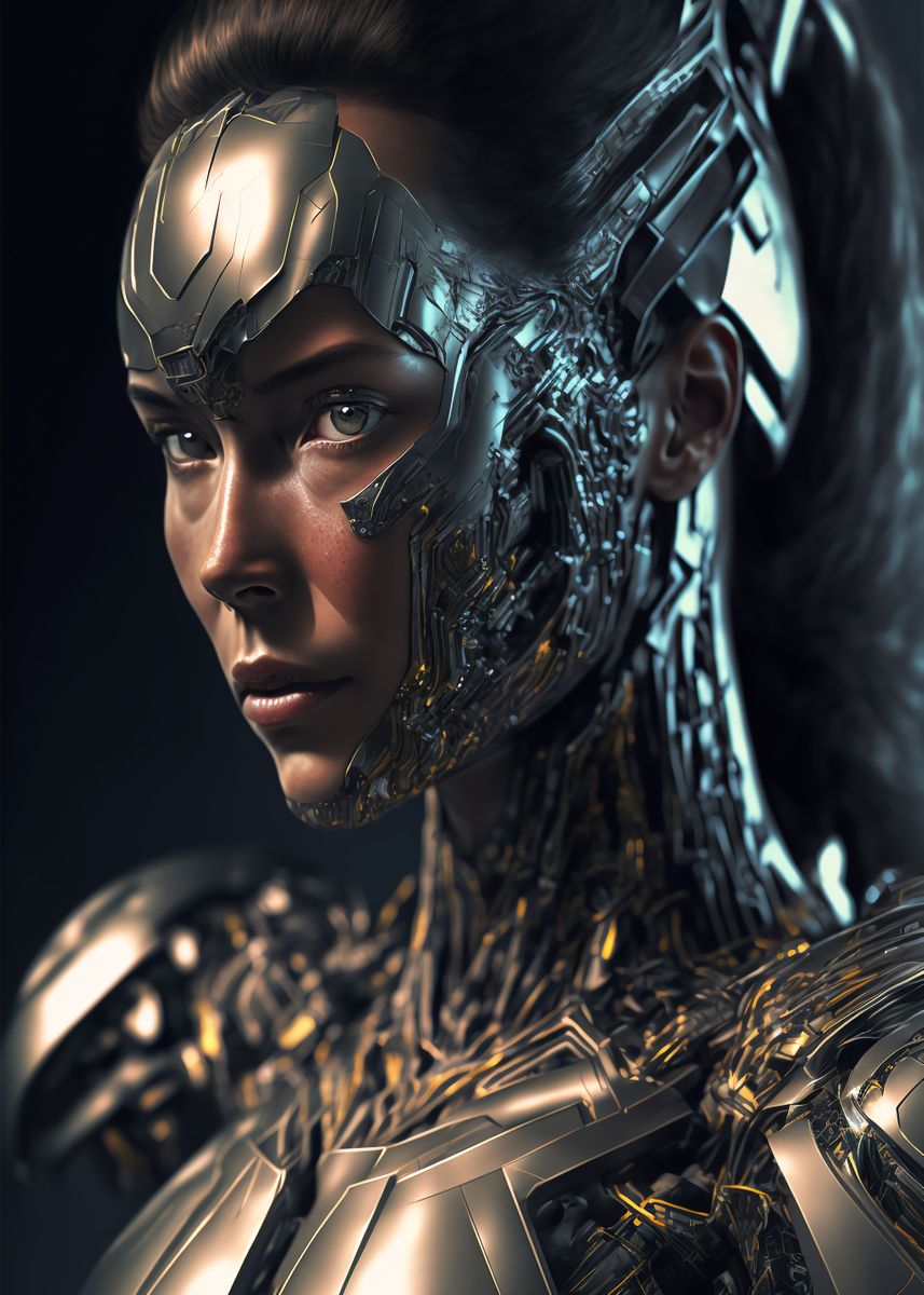 'Cyborg 1' Poster by Michal Dunaj | Displate