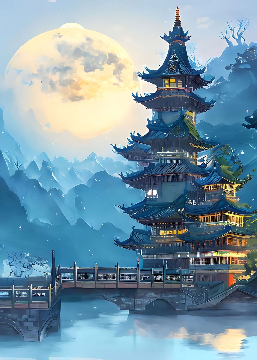 'Emperors Palace Castle' Poster, picture, metal print, paint by Alex ...