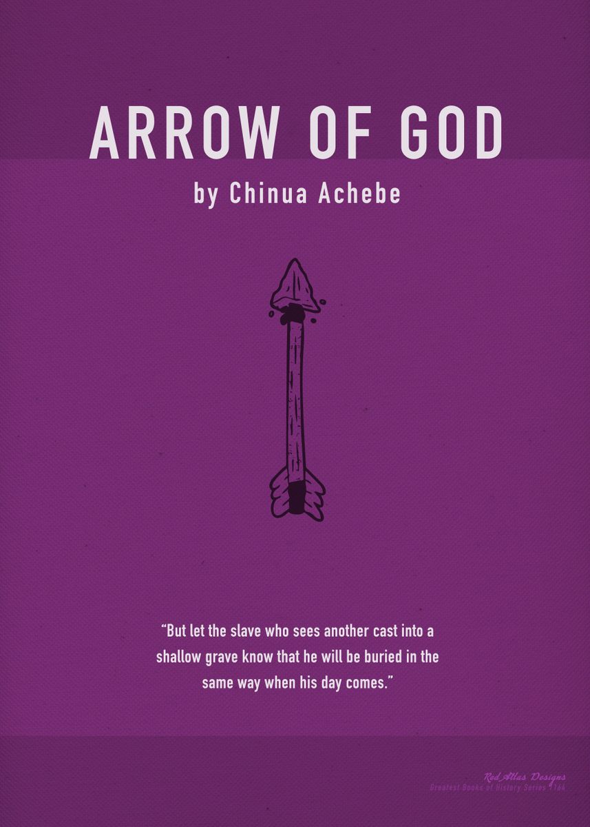 'Arrow of God by Achebe' Poster, picture, metal print, paint by Design ...
