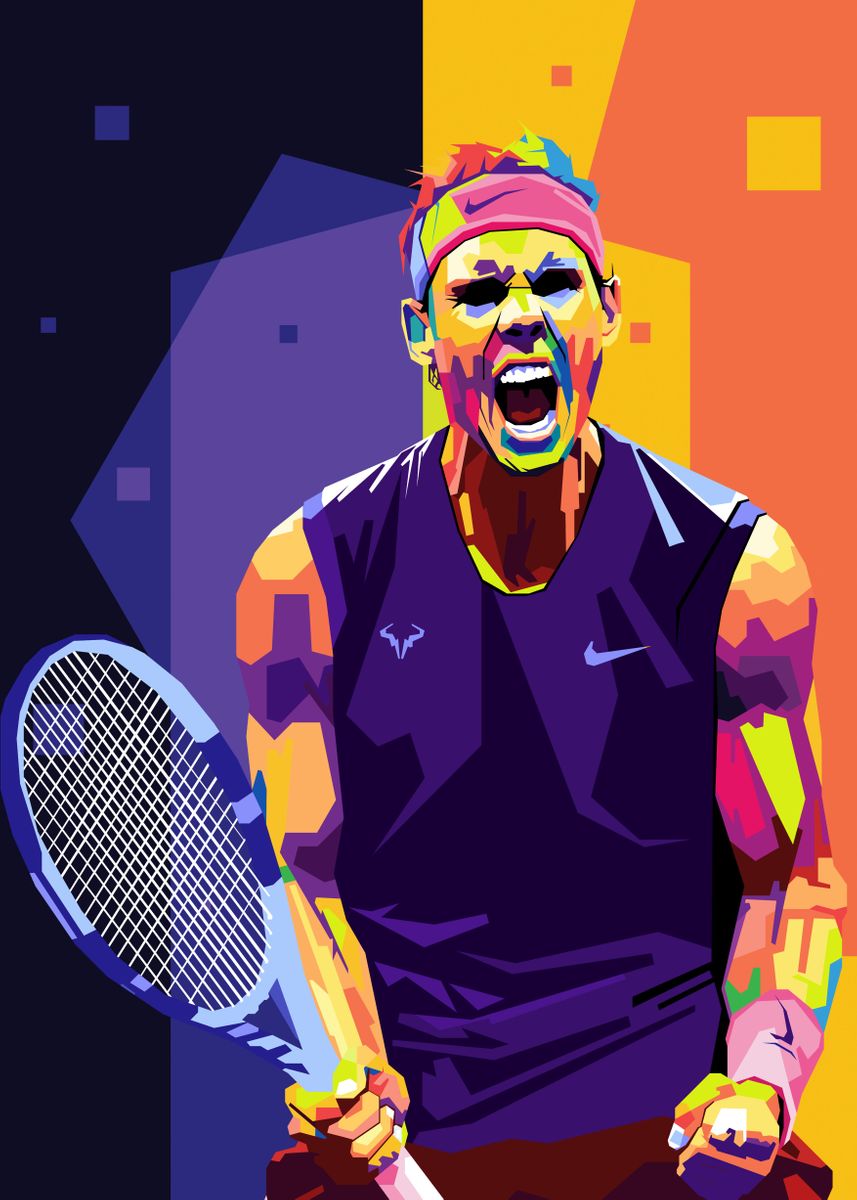 'rafael nadal' Poster by promtime | Displate