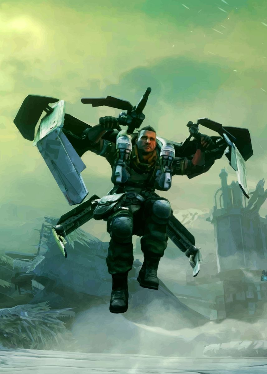 'Killzone Shadow Fall' Poster, picture, metal print, paint by Mass ...