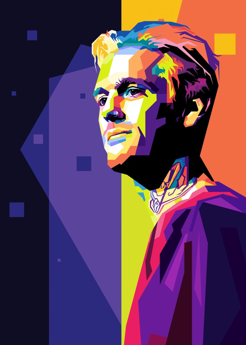 'Aaron Carter' Poster, picture, metal print, paint by promtime | Displate