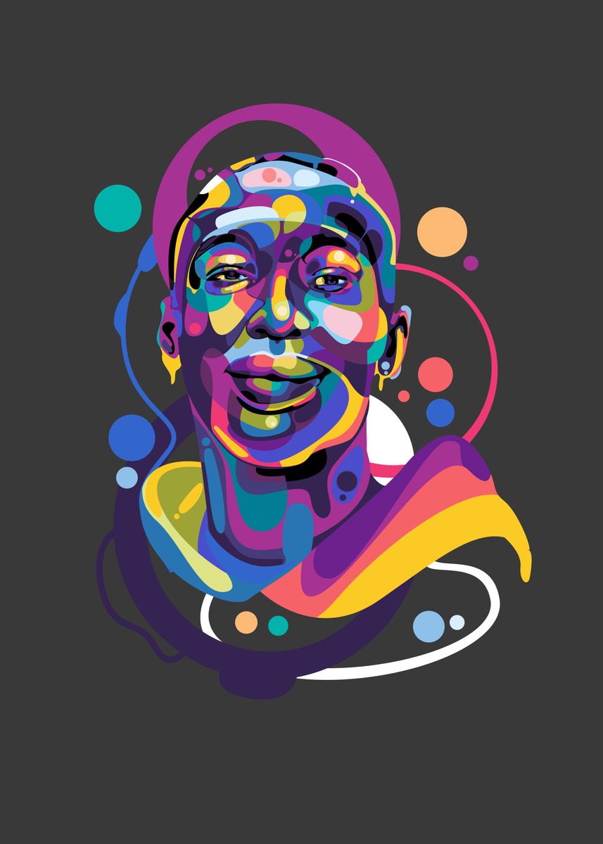 'Khaby Lame' Poster, picture, metal print, paint by AD art | Displate