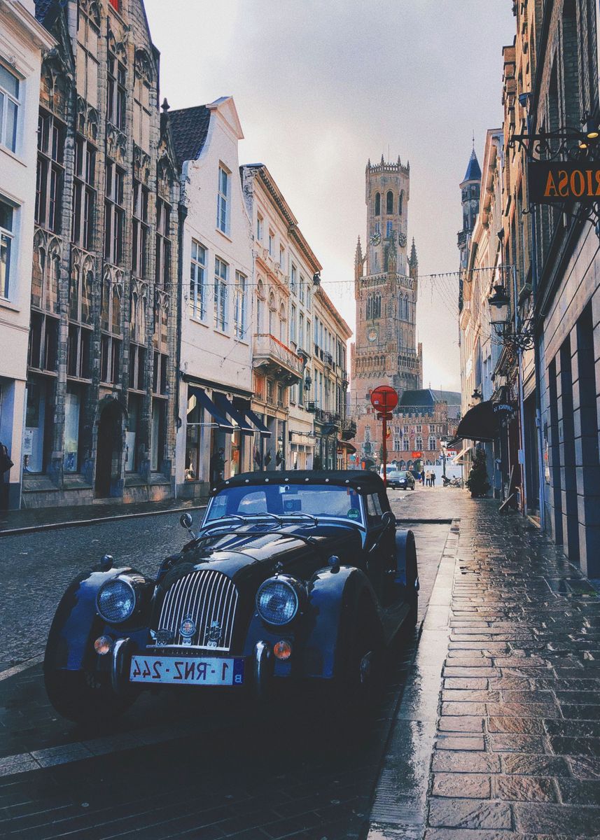 'Convertible Morgan' Poster, picture, metal print, paint by Showroom ...