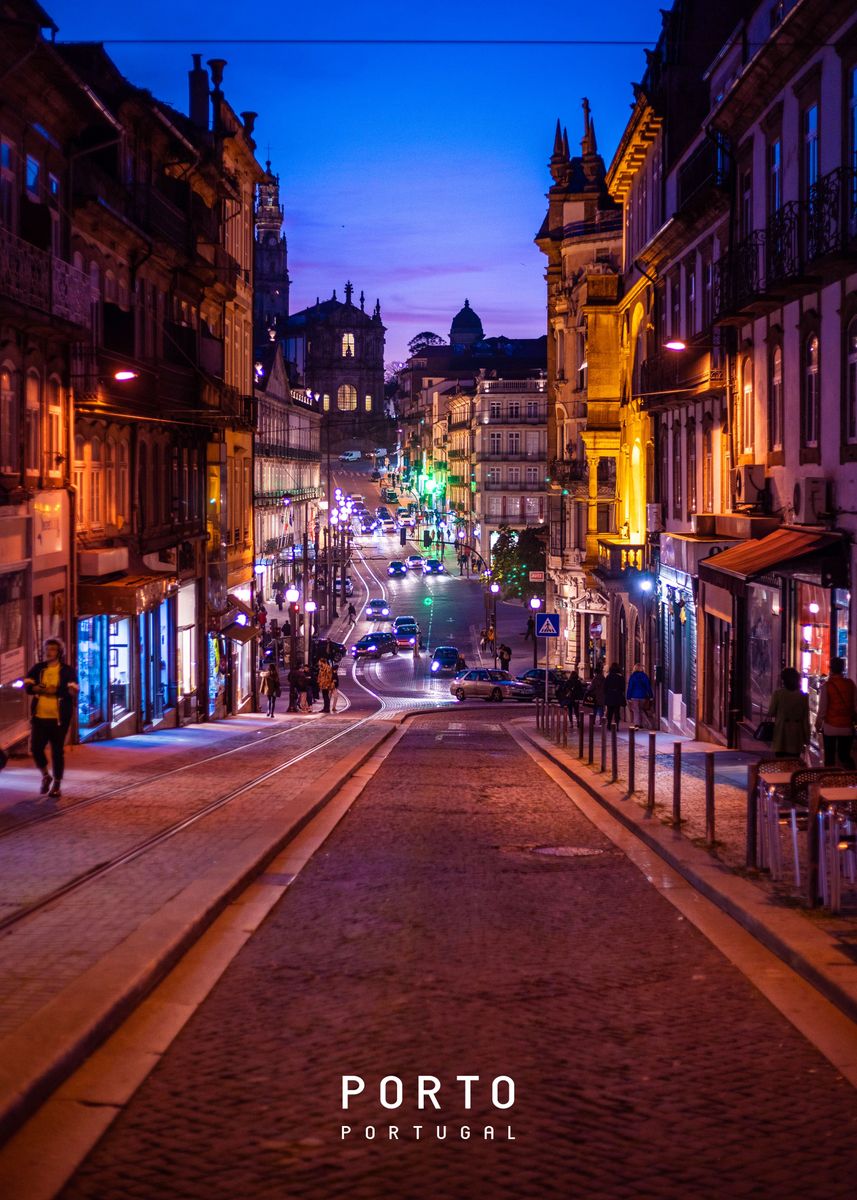 'Porto ' Poster, picture, metal print, paint by Famous City | Displate