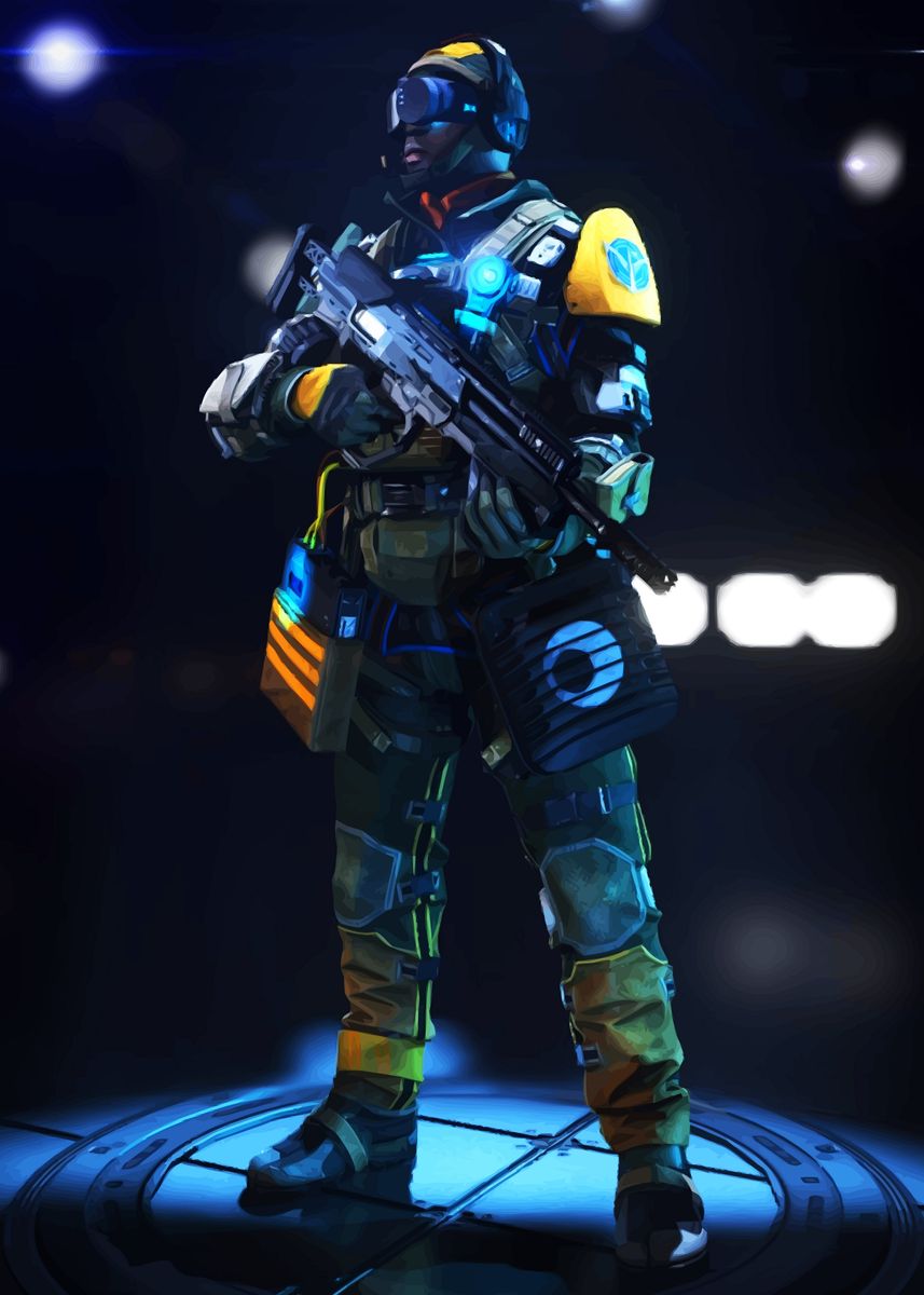 'Killzone Shadow Fall' Poster, picture, metal print, paint by Mass ...