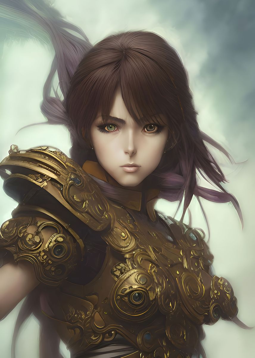 'Determined' Poster, picture, metal print, paint by Elomin Sha | Displate