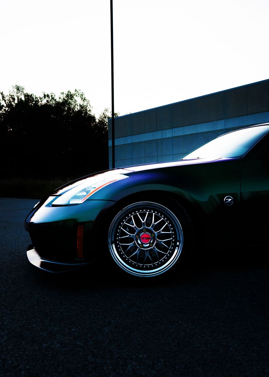 'Nissan 350Z JDM' Poster, picture, metal print, paint by Robert Monroy ...