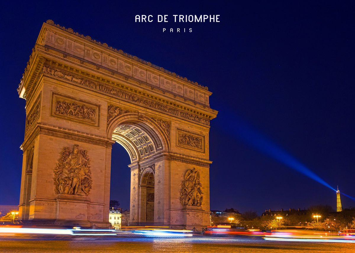 'Arc de Triomphe ' Poster by Famous City | Displate