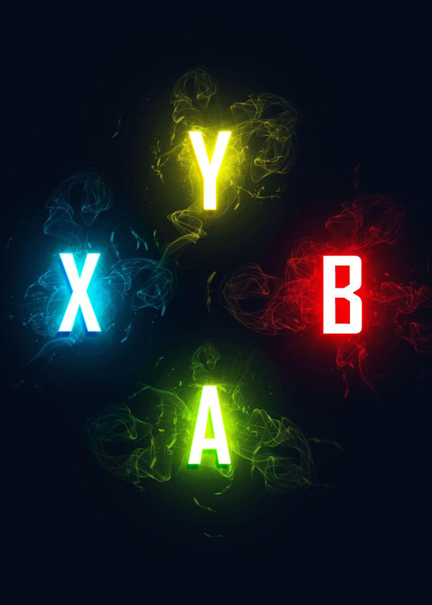 'controller XBOX' Poster, picture, metal print, paint by Retal | Displate