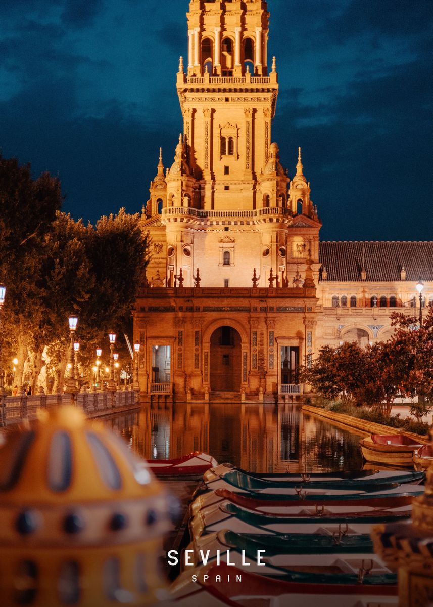 'Seville ' Poster, picture, metal print, paint by Big City | Displate