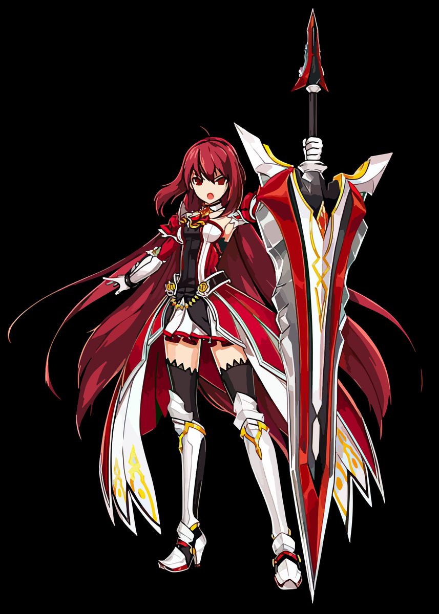 'Elsword' Poster, picture, metal print, paint by CuteGirl | Displate