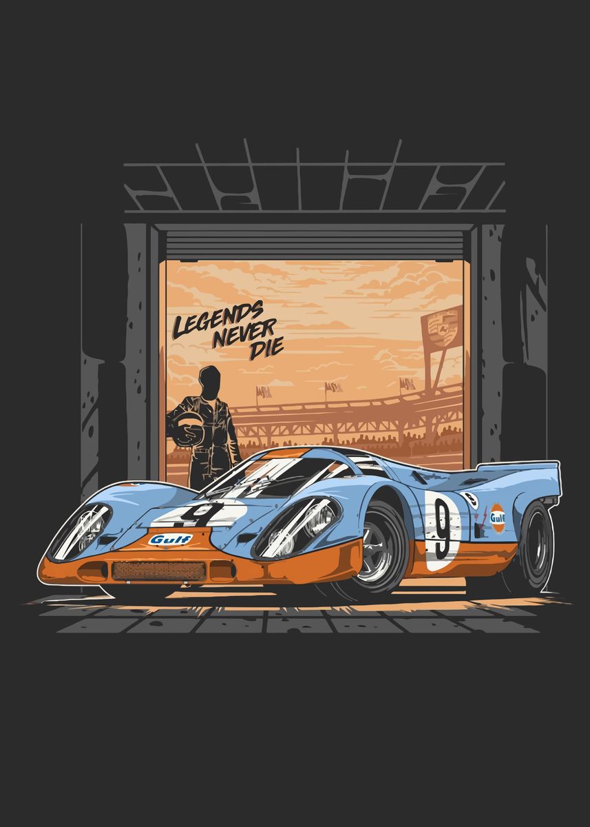 'Minimal Car Poster' Poster, picture, metal print, paint by Ezm ThigFuk ...