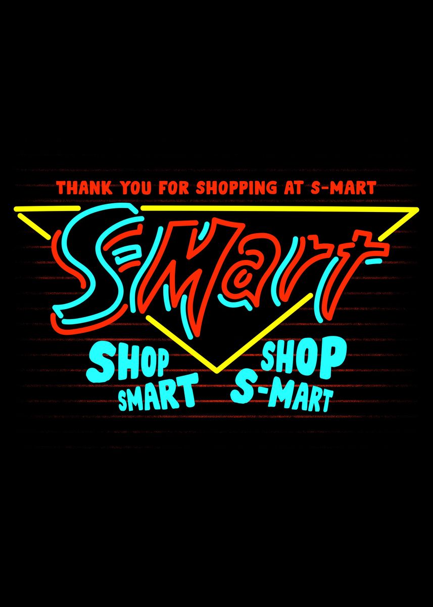 'Smart Shopper' Poster, picture, metal print, paint by rocket man ...