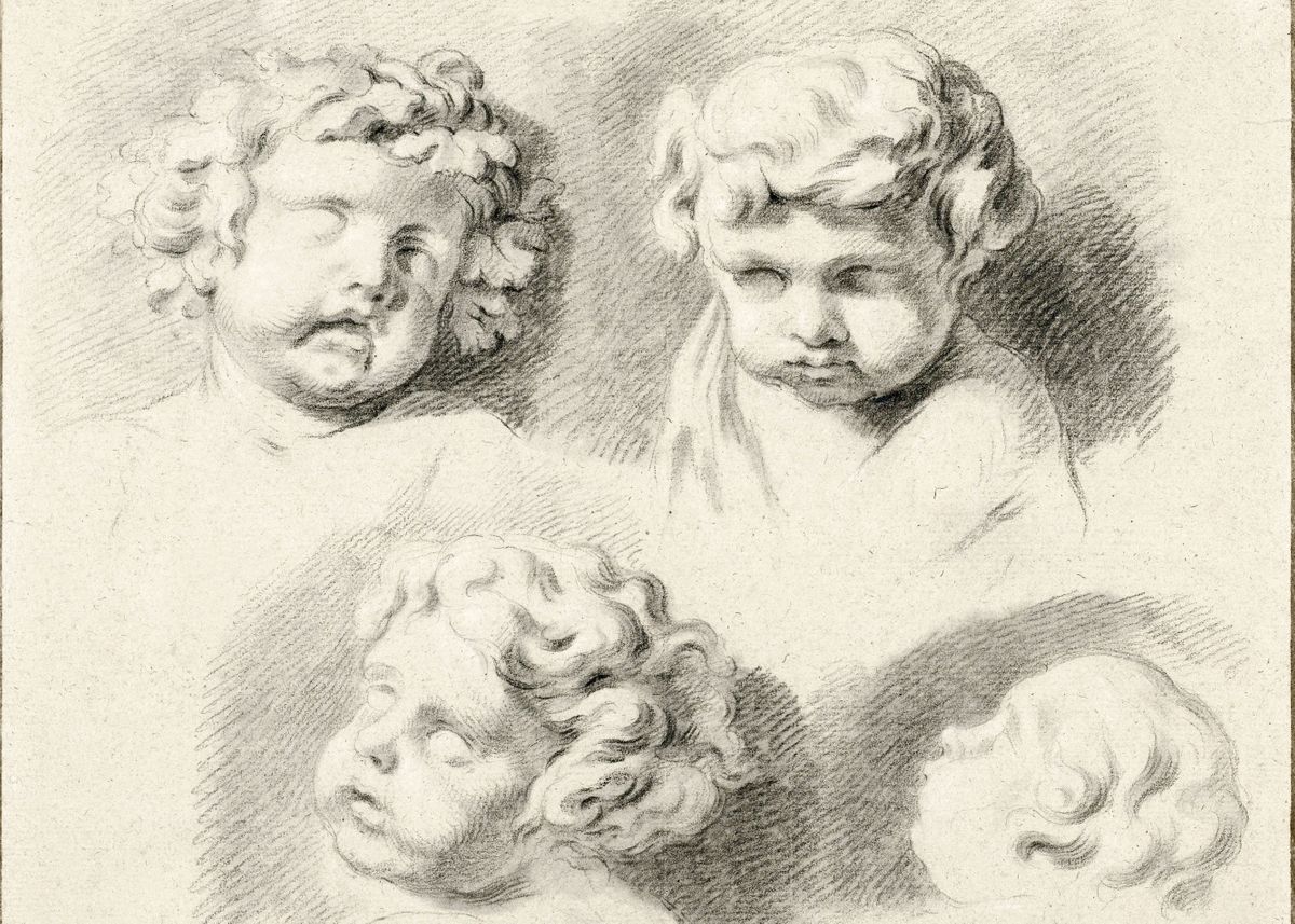 'Little Cherub Face ' Poster by Stephen Bredenkamp | Displate