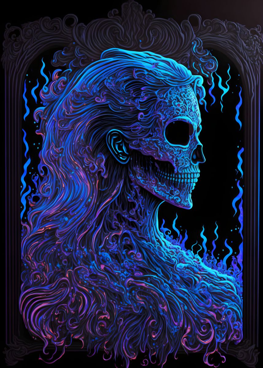 'Macabre Portrait' Poster by Black Eyed | Displate