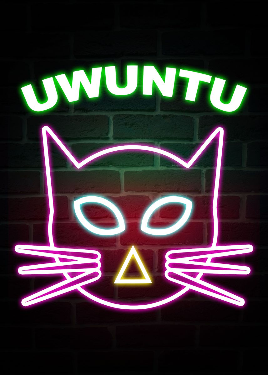 'Uwuntu' Poster, picture, metal print, paint by Colorize Studio | Displate