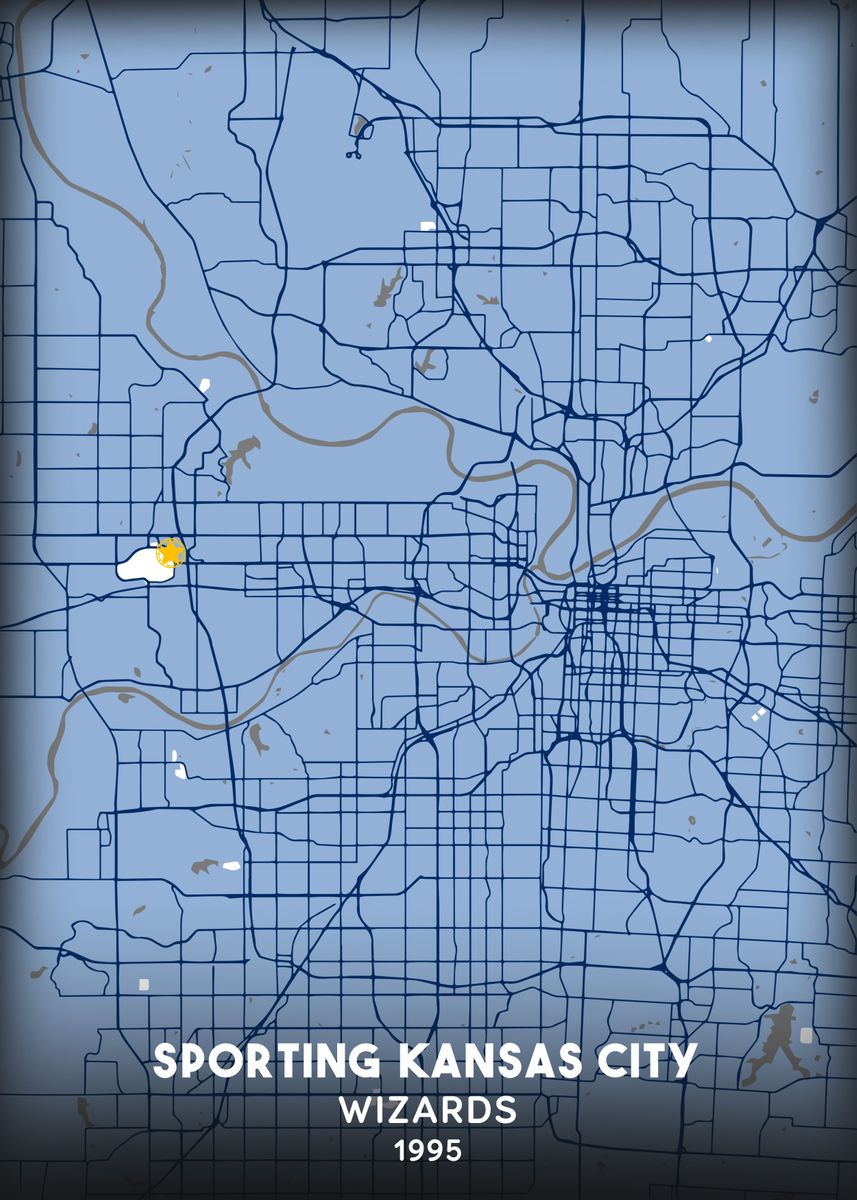 'Sporting Kansas City Sport' Poster, picture, metal print, paint by ...