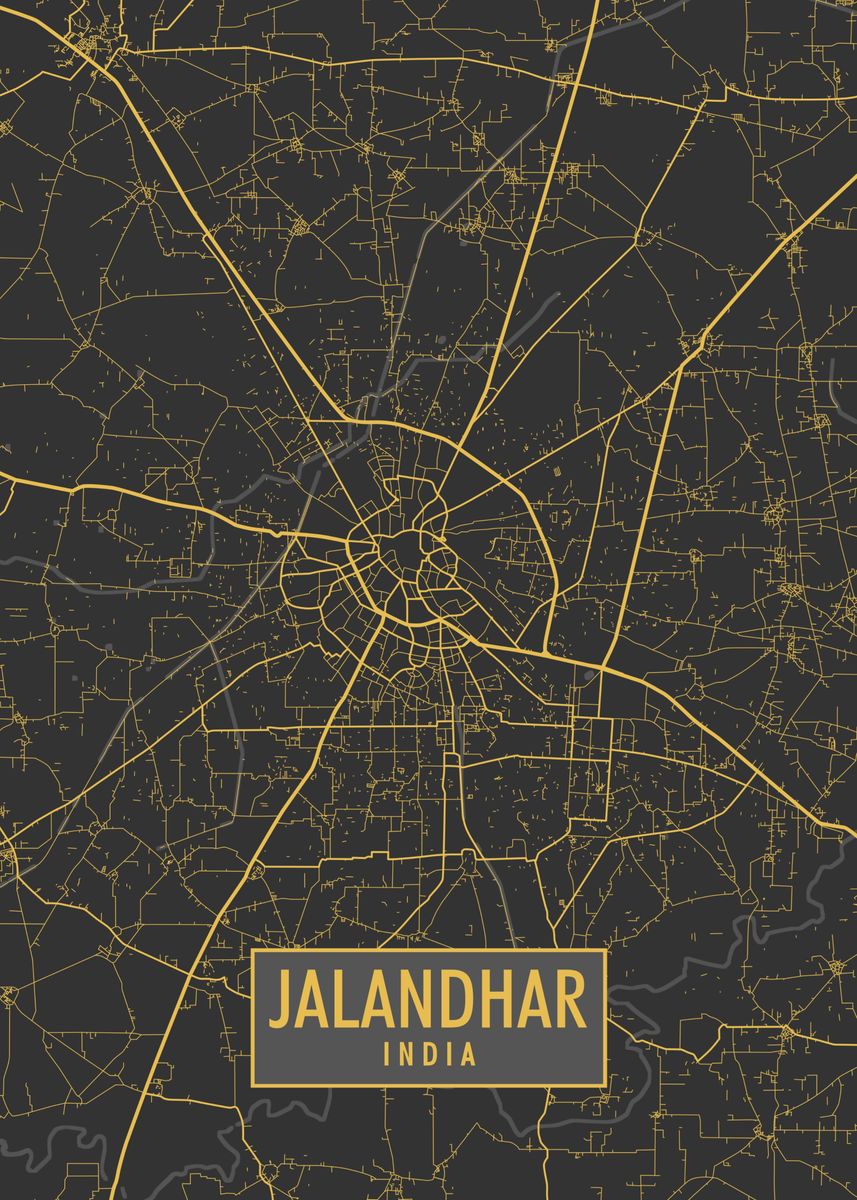 'Jalandhar' Poster, picture, metal print, paint by Miracle Studio | Displate