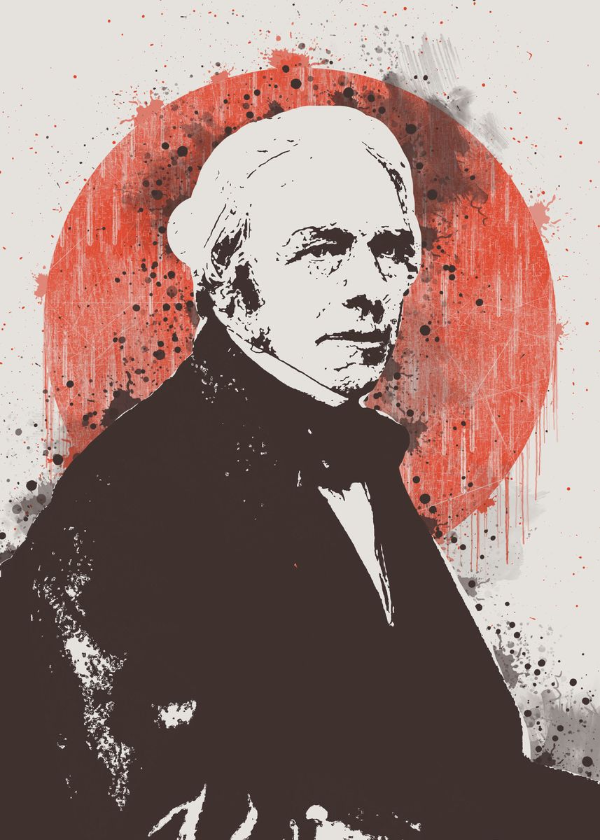 'michael faraday painting' Poster, picture, metal print, paint by jaka ...