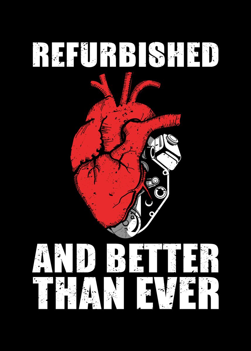 'Heart Surgery Bypass' Poster, picture, metal print, paint by ...