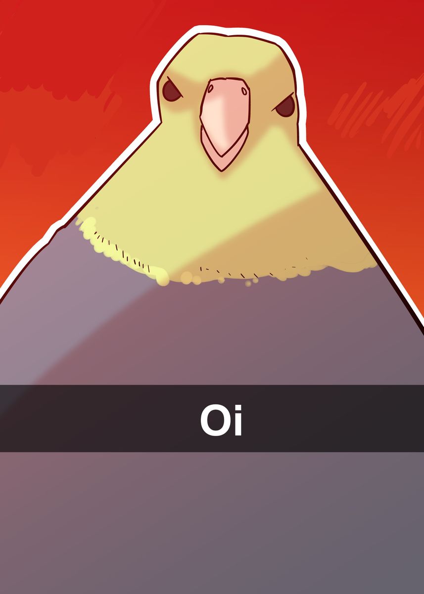 'angry dove' Poster, picture, metal print, paint by hafis ardiansyah ...