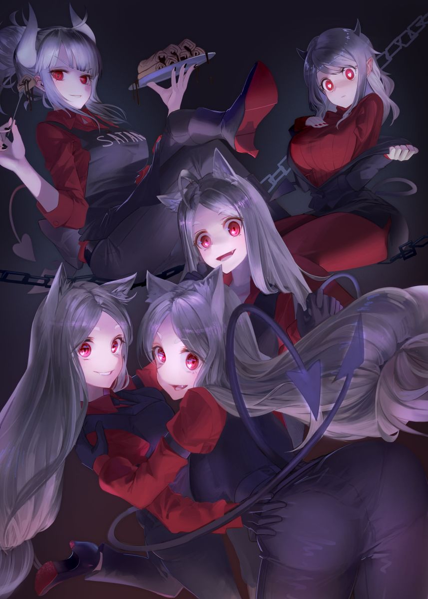 'Helltaker Gaming' Poster, picture, metal print, paint by Datu Buwan ...