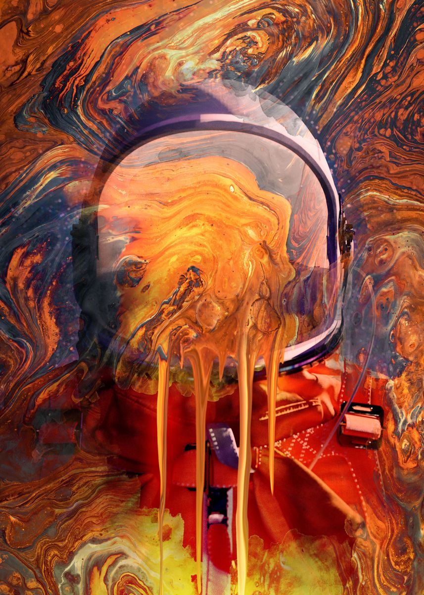 'Melted' Poster, picture, metal print, paint by Ziartz Poster | Displate