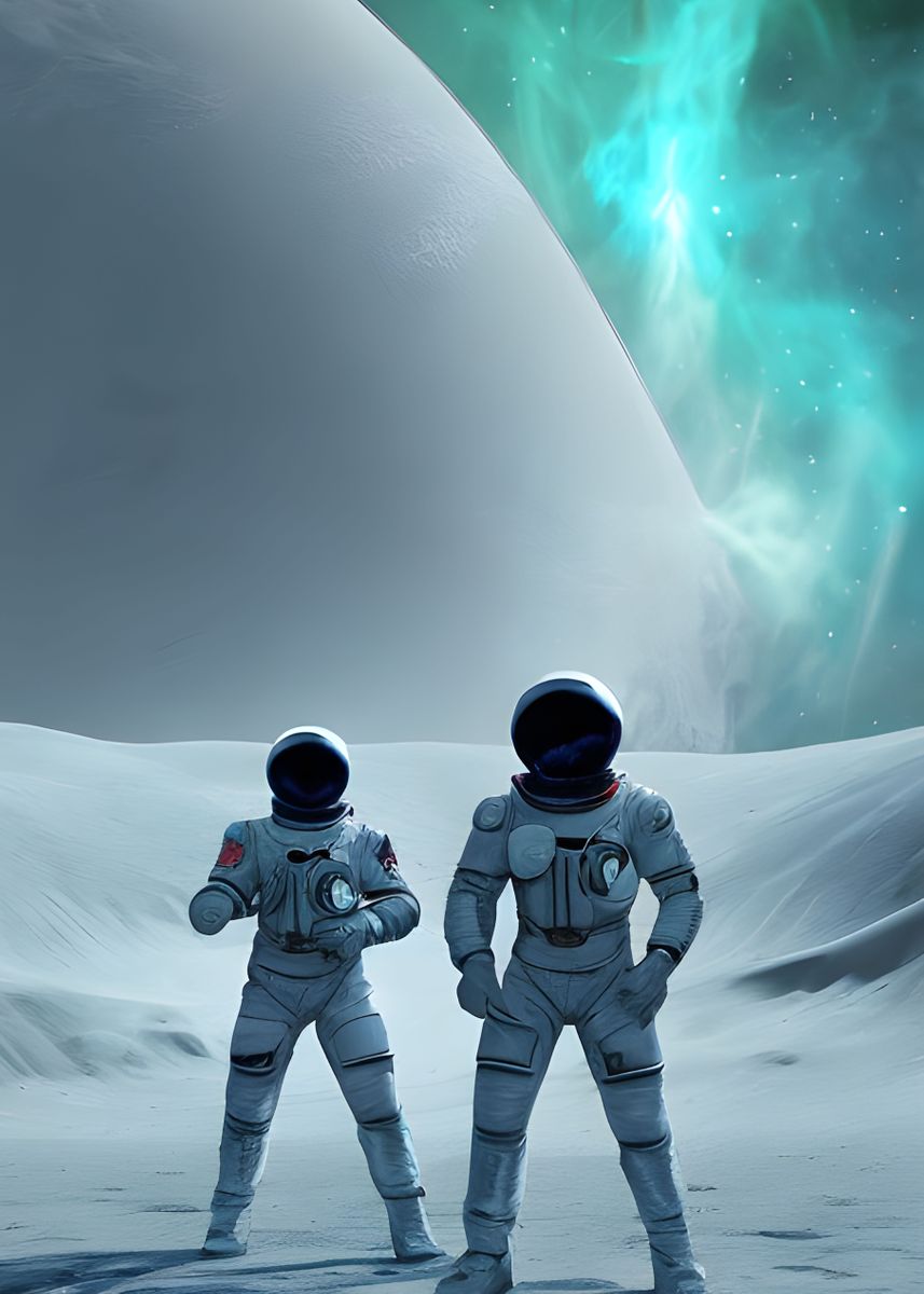 'The future' Poster, picture, metal print, paint by Pixxelworks Florian Schaller | Displate