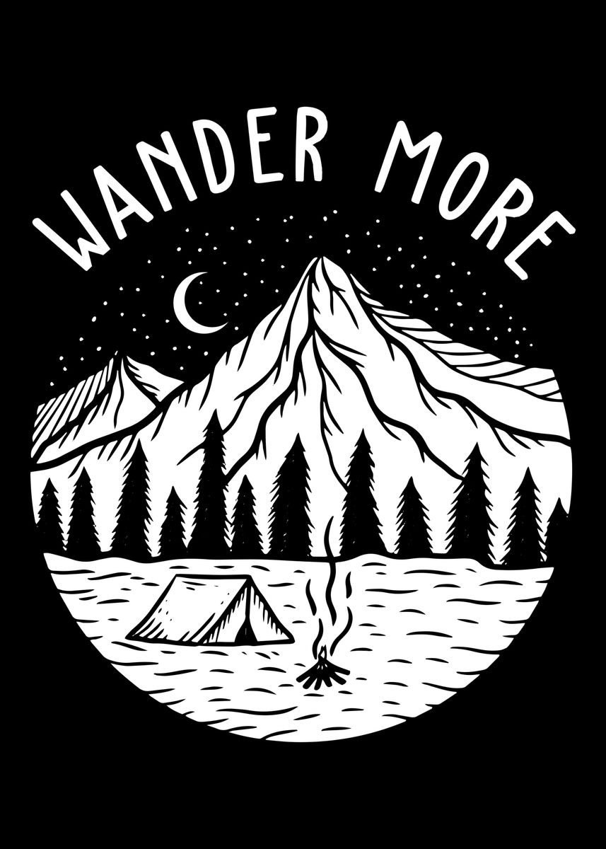 'Mountains Landscape' Poster by professionaldesigns | Displate