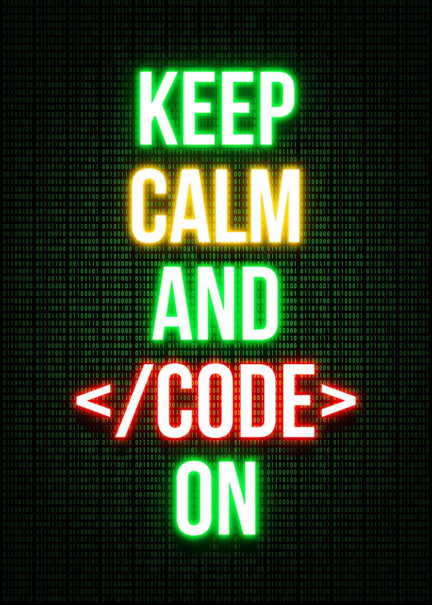 'Programmer Coding Quote' Poster, picture, metal print, paint by ...