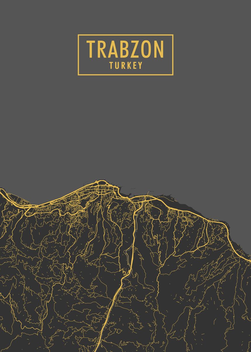 'Trabzon' Poster by Miracle Studio | Displate