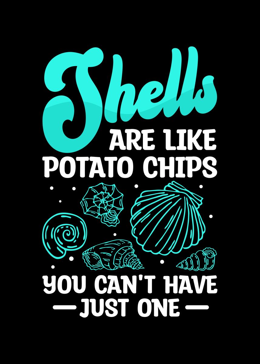 'Beachcombing Shell Hunter' Poster, picture, metal print, paint by ...