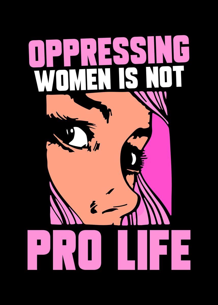'Pro Choice' Poster, picture, metal print, paint by Sebastian Wünsche ...