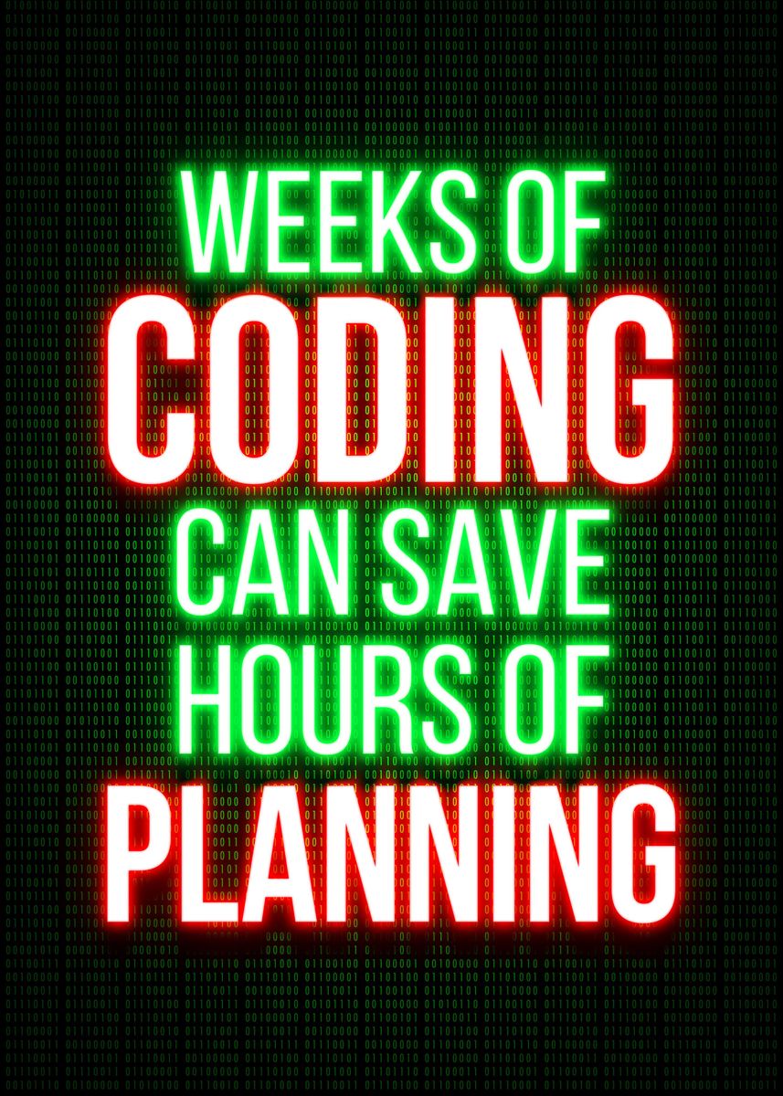 'Programmer Coding Quote' Poster, picture, metal print, paint by ...