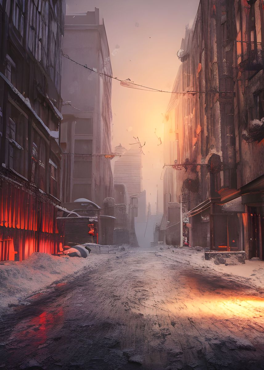 'Our lives mean nothing' Poster, picture, metal print, paint by Pixxelworks Florian Schaller ...