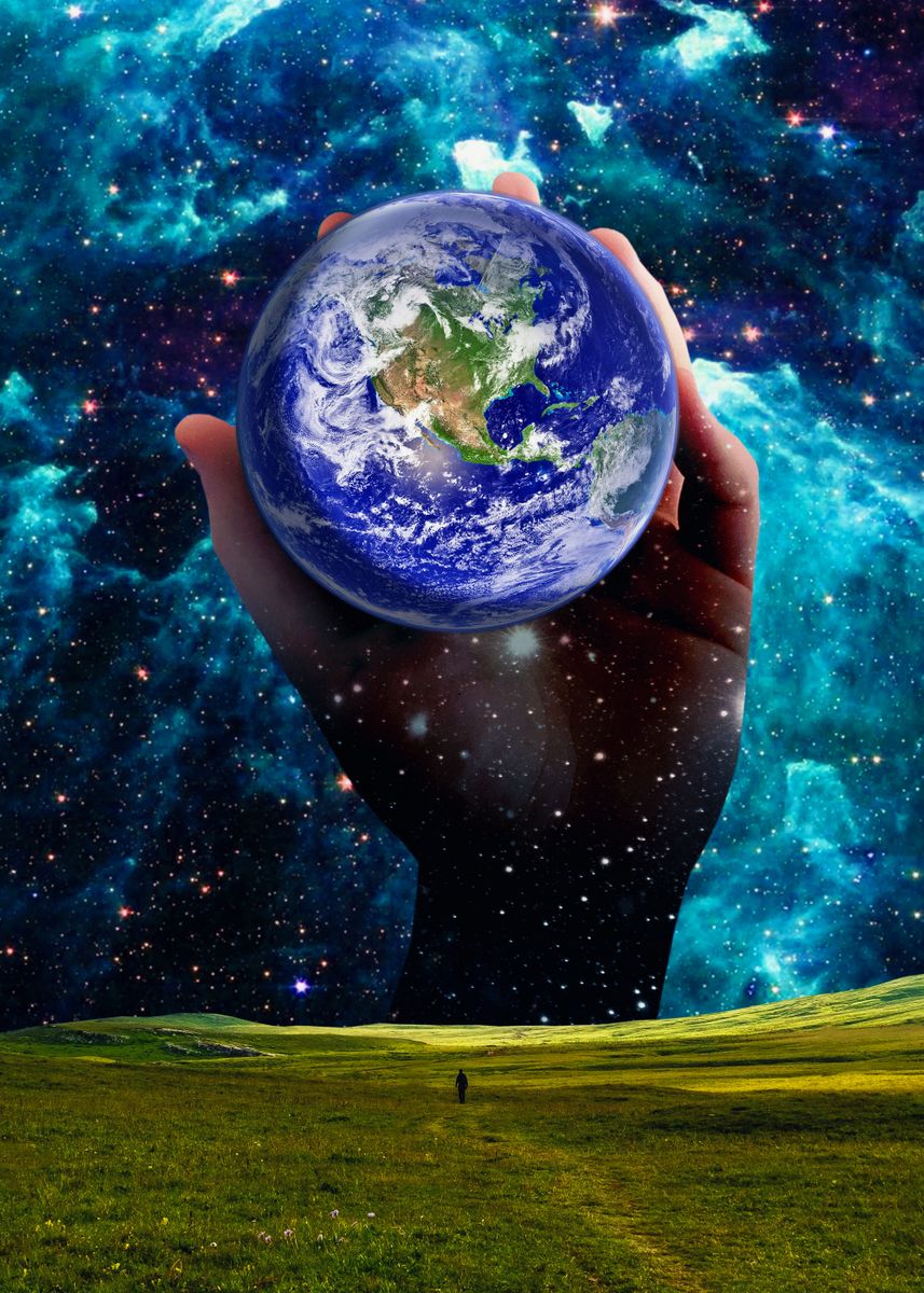 'The Pathway' Poster, picture, metal print, paint by seam less | Displate