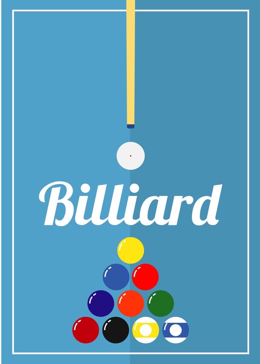 'billiard quotes' Poster by fay list.art | Displate