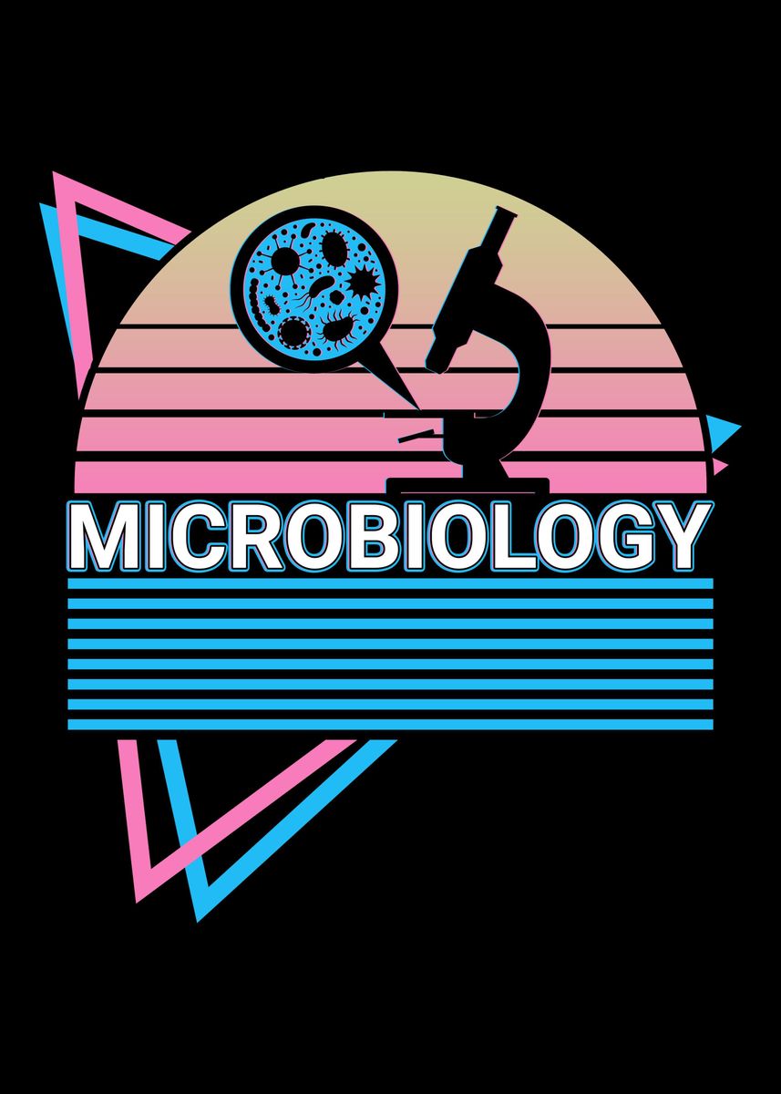 'Microbiology Retro' Poster by AestheticAlex | Displate