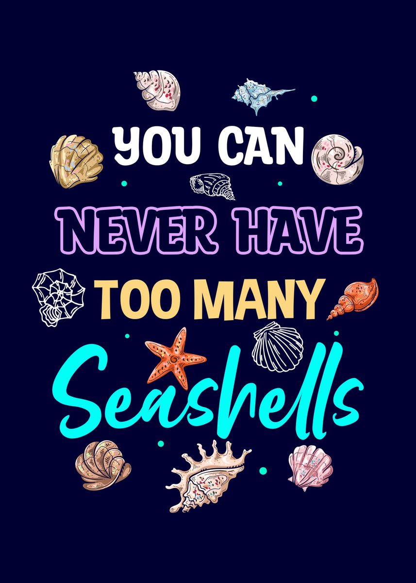 'Shell Hunter Shelling' Poster, picture, metal print, paint by ...