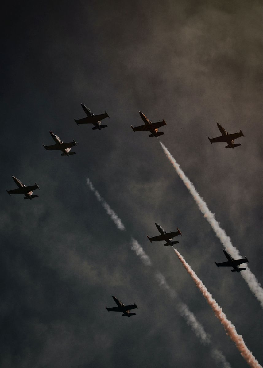 'Warplane' Poster, picture, metal print, paint by Sky Creative | Displate