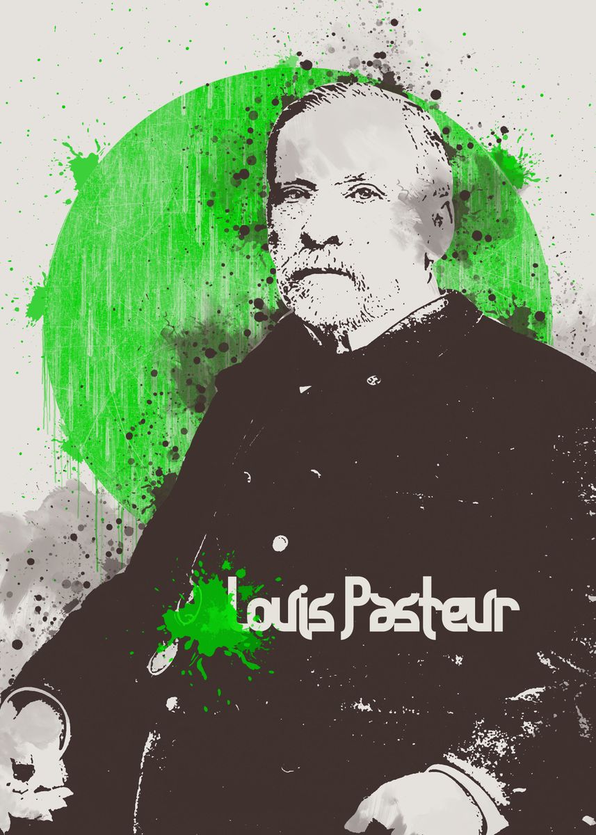 'Louis Pasteur painting art' Poster, picture, metal print, paint by ...