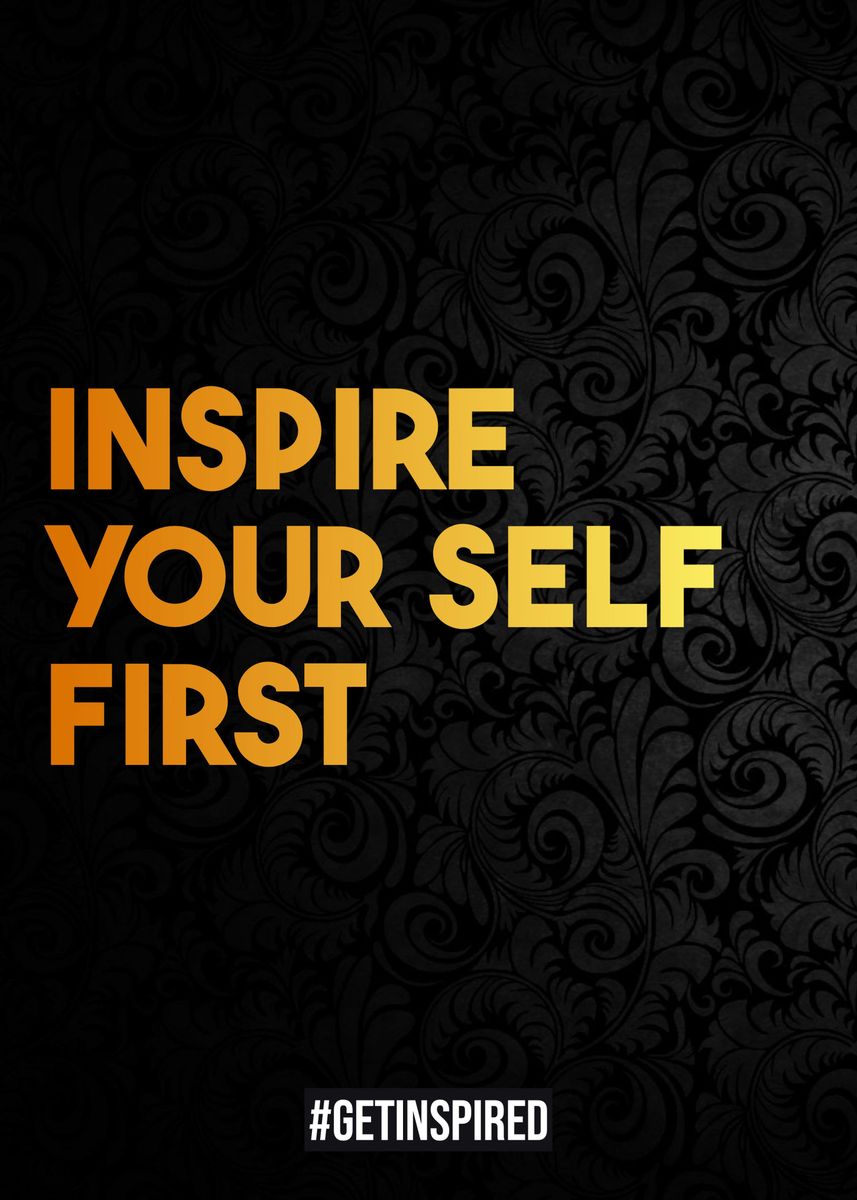 'Golden Motivational Quotes' Poster, picture, metal print, paint by ...