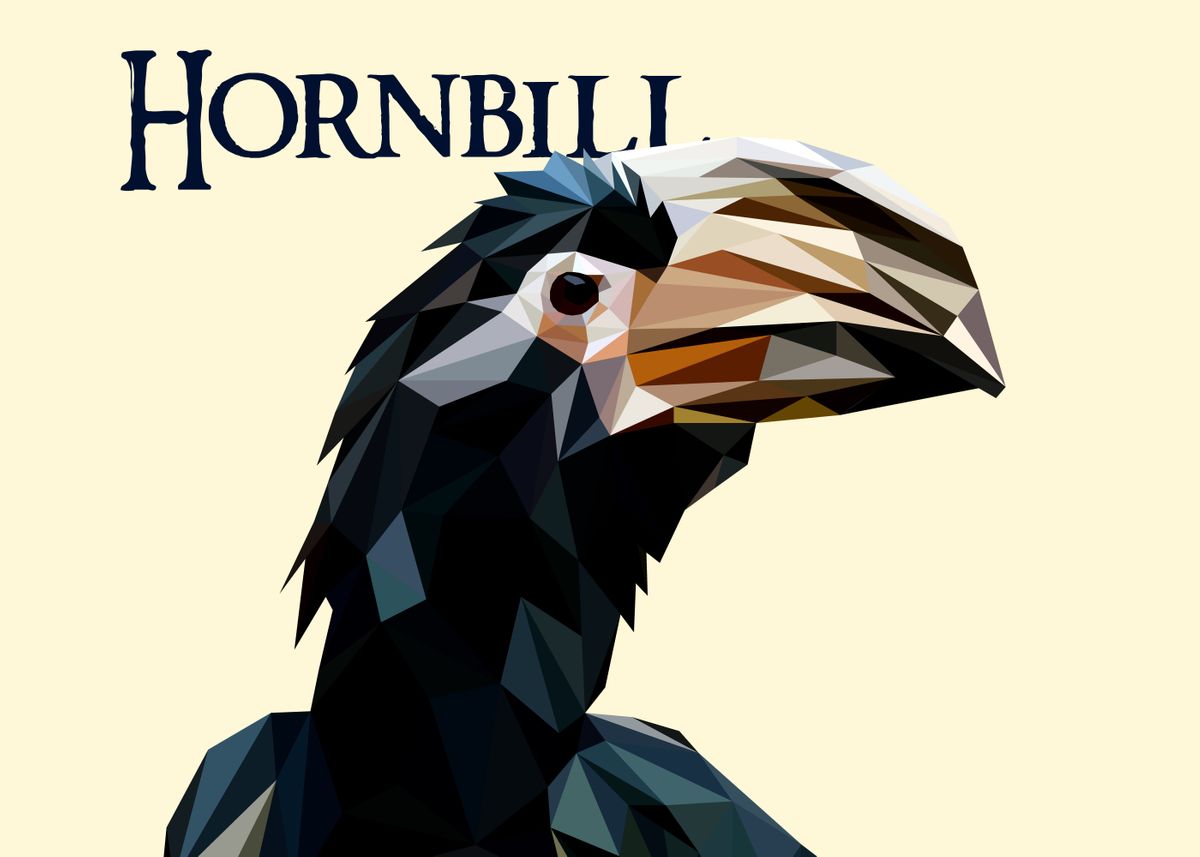 'Hornbill' Poster by Dare Neil | Displate