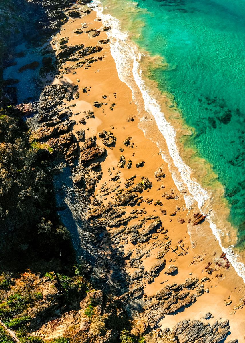 'Beach' Poster by Purple Haze | Displate