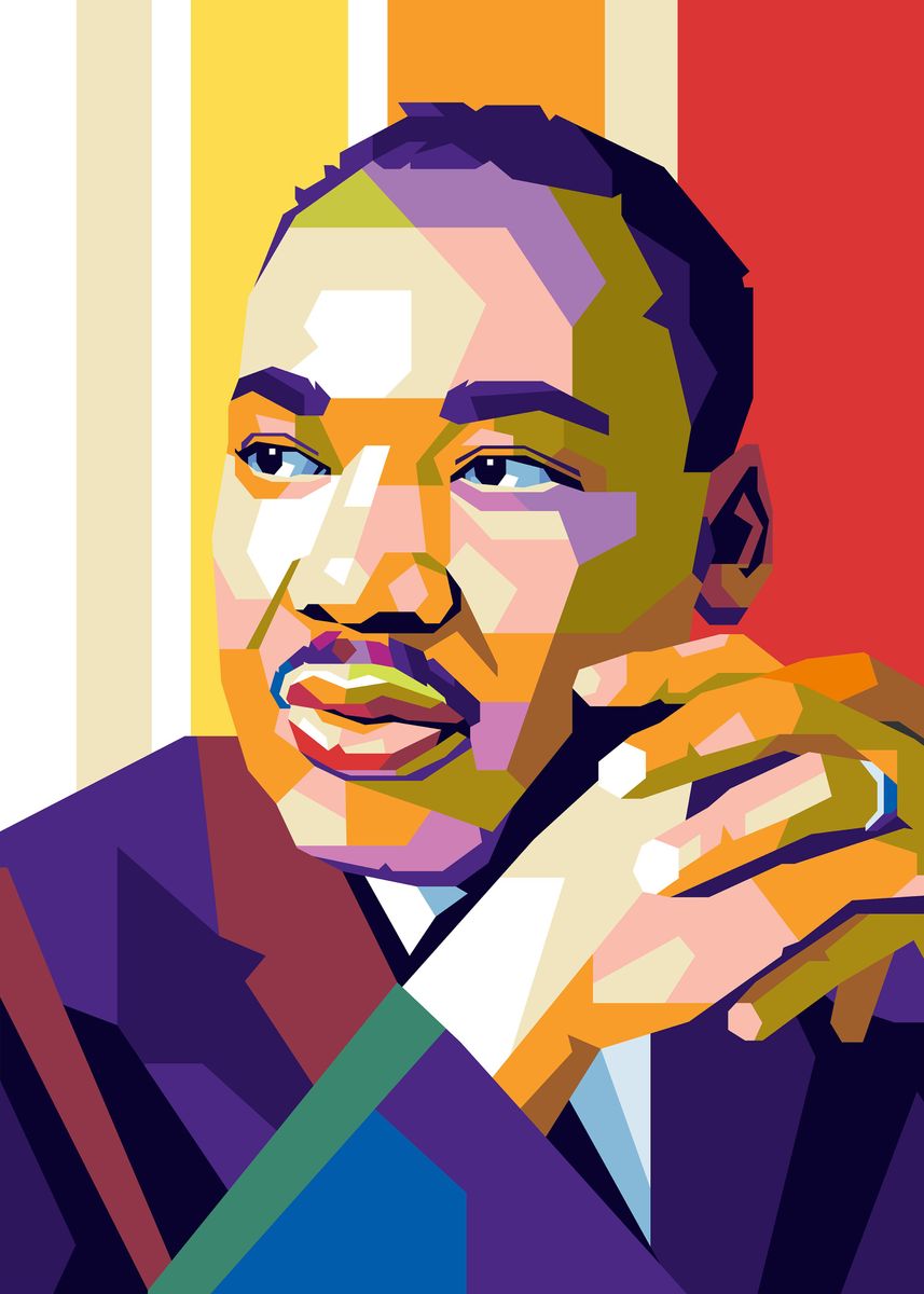 'Martin Luther King Jr' Poster by Erick Sato | Displate