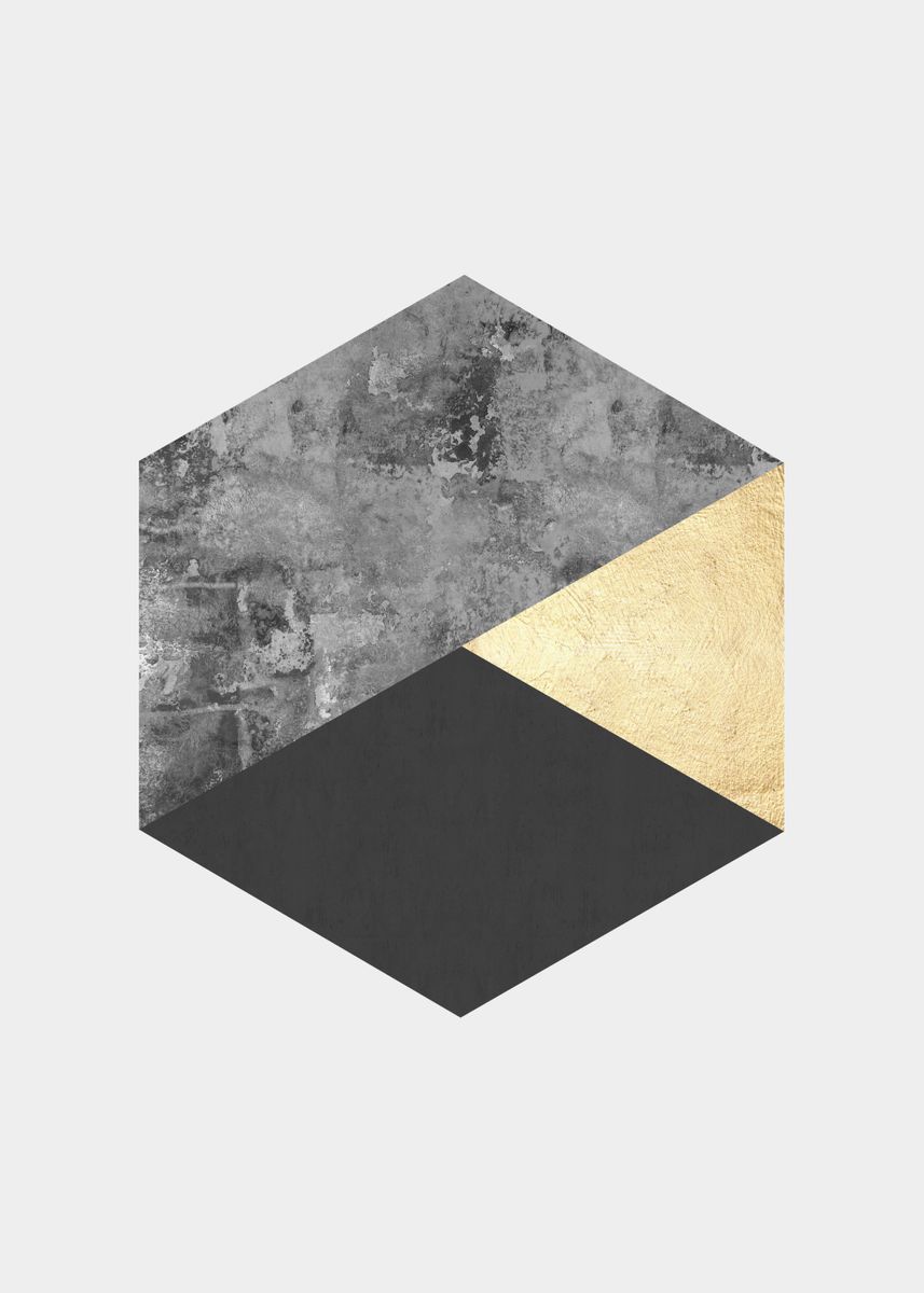 'Marble collage 01' Poster by Vitor Costa | Displate