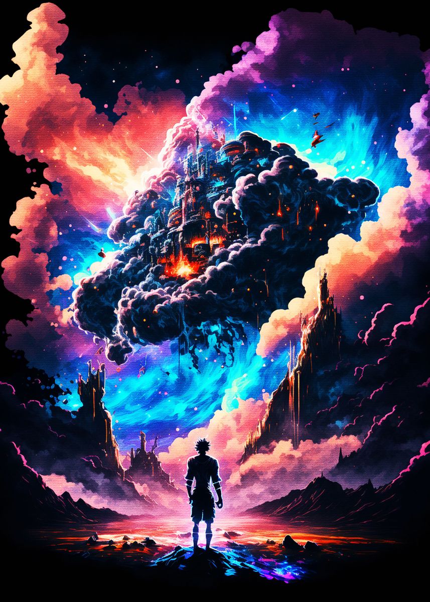 'A colorful fantasy world' Poster, picture, metal print, paint by Muh ...