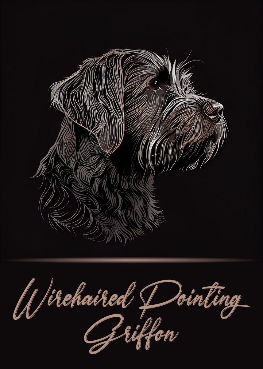 'Supreme Gundog ' Poster, picture, metal print, paint by Artistic Paradigms | Displate