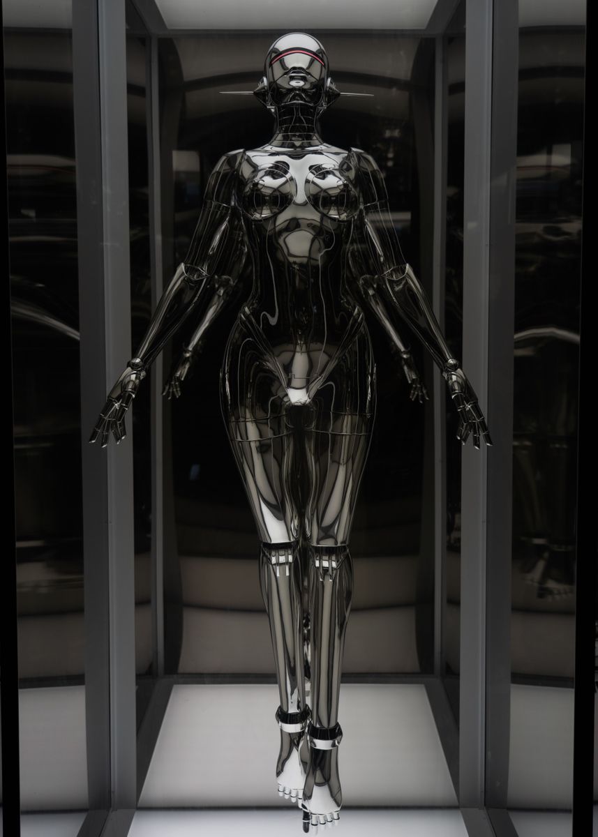 'Futuristic Robots' Poster, picture, metal print, paint by Stephen ...